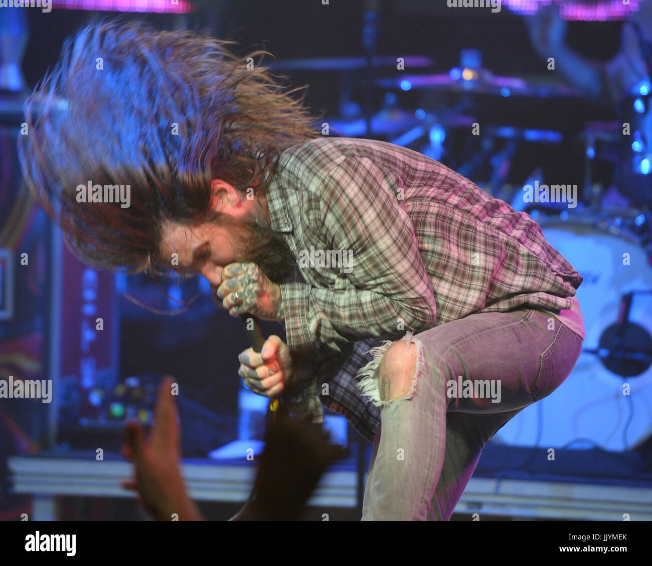 Fort Lauderdale, FL, USA. 20th July, 2017. Keith Buckley of Every Time ...