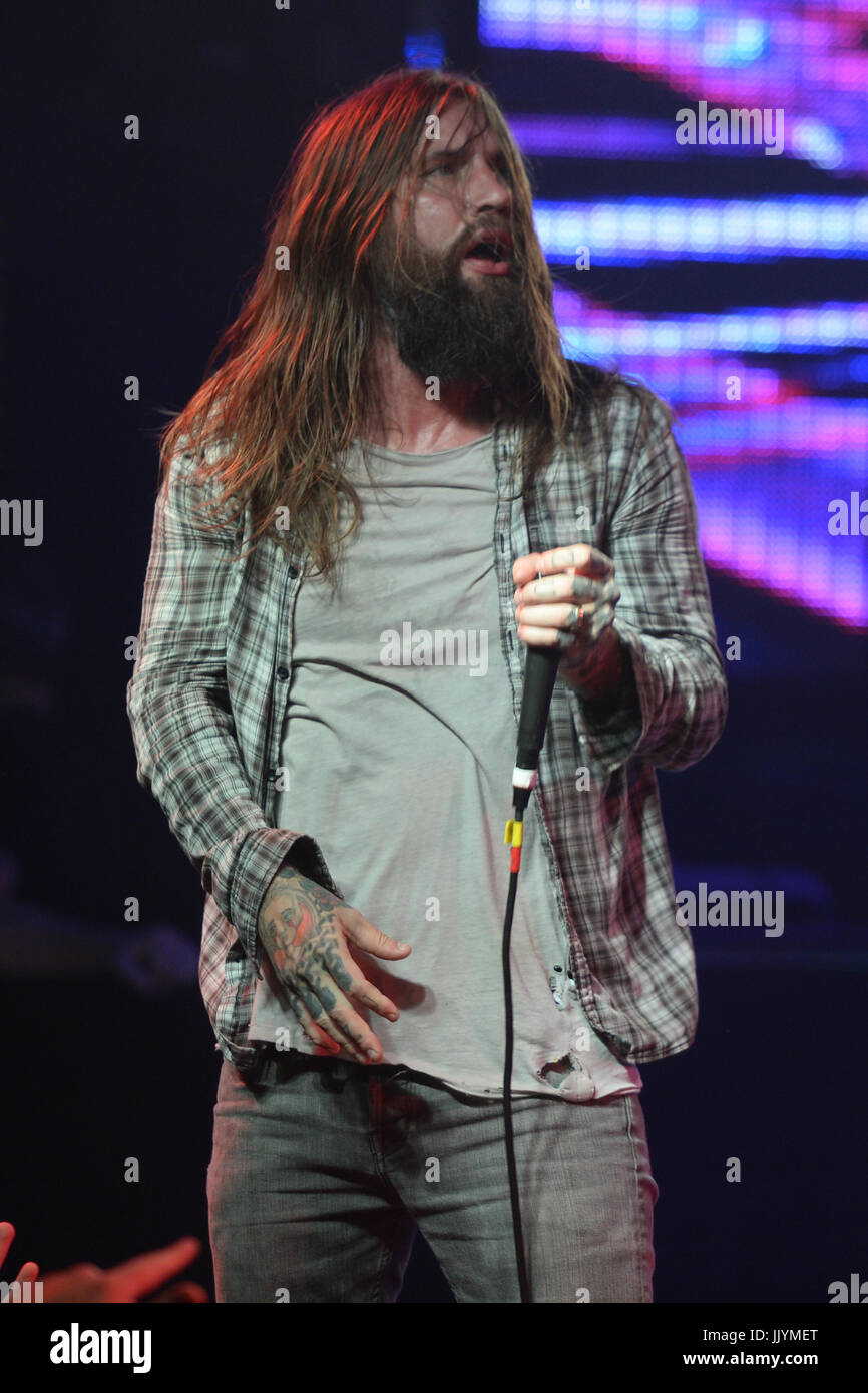 Fort Lauderdale, FL, USA. 20th July, 2017. Keith Buckley of Every Time ...