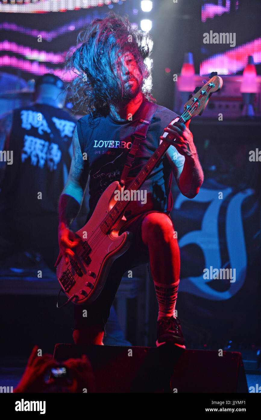 Fort Lauderdale, FL, USA. 20th July, 2017. Keith Buckley of Every Time ...