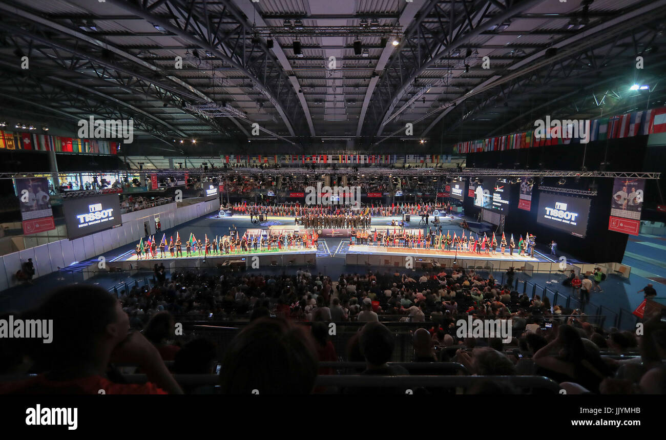 Leipzig, Germany. 21st July, 2017. The World Fencing Championships 2017 ...