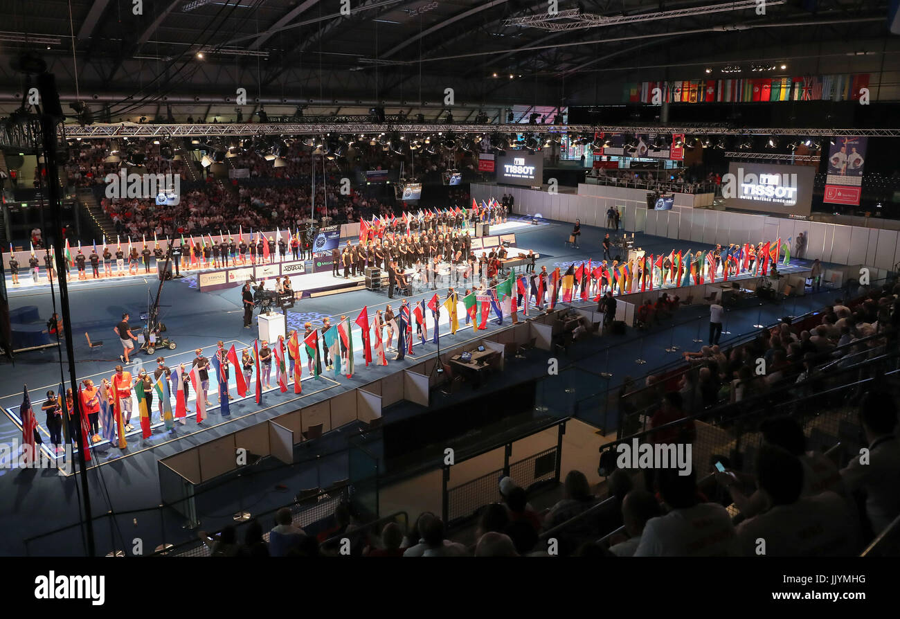 Leipzig, Germany. 21st July, 2017. The World Fencing Championships 2017 ...