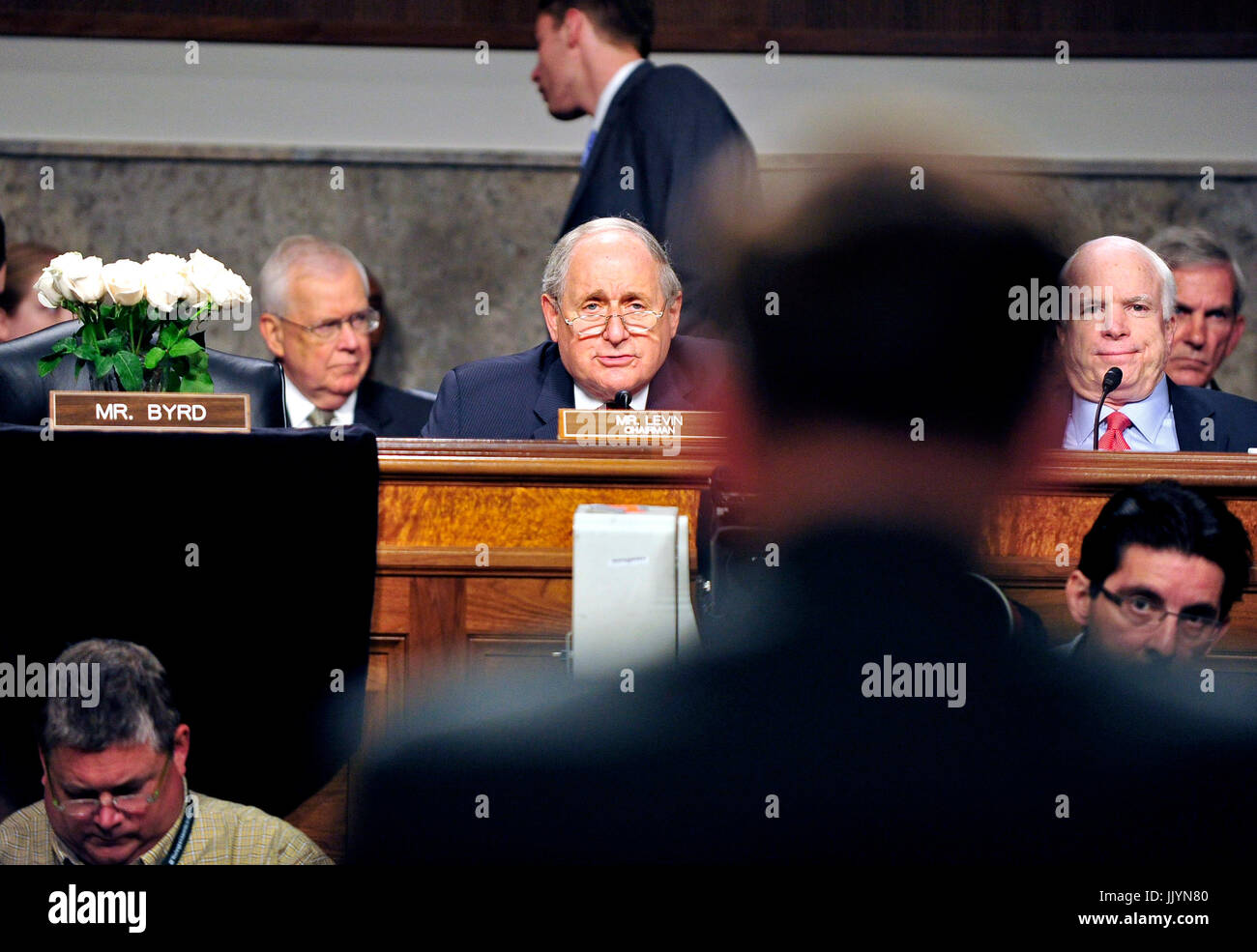 Reverse view of General David H. Petraeus, U.S. Army, testimony before ...