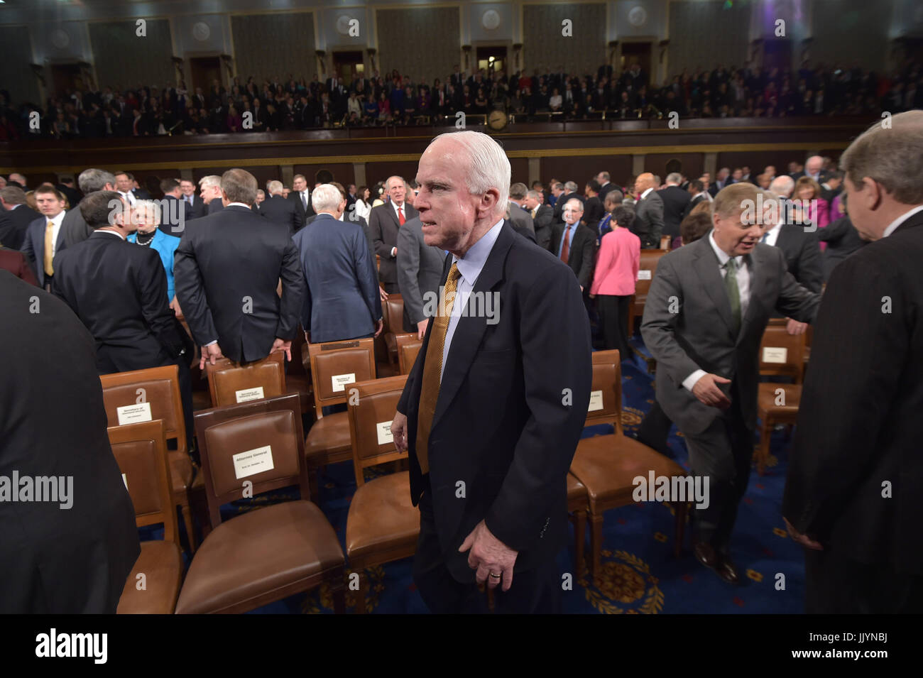 US Senator John McCain (Republican of Arizona) arrives for US President ...