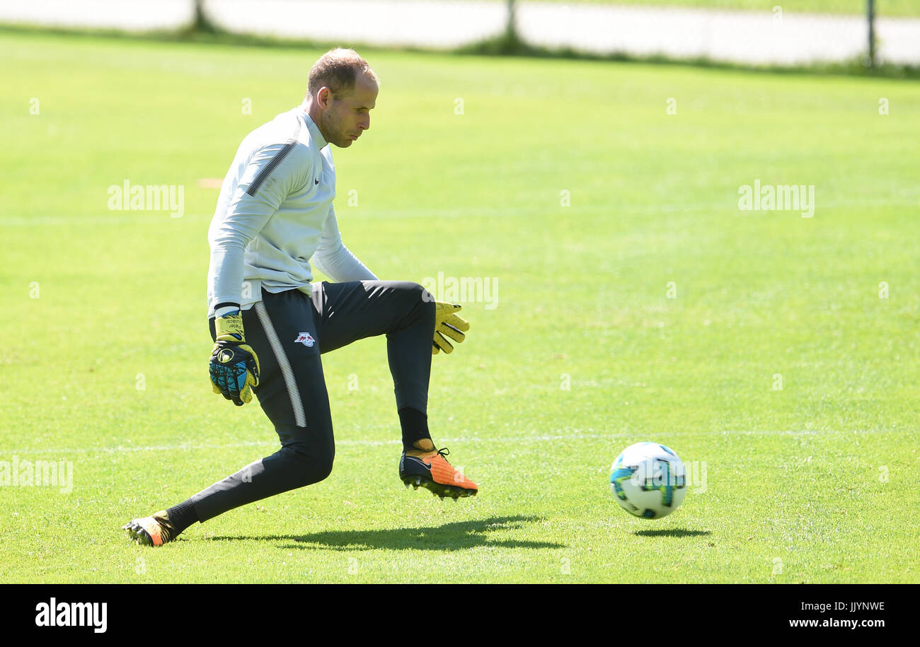 Seefeld, Austria. 21st July, 2017. Goalkeeper Peter Gulacsi of RB ...