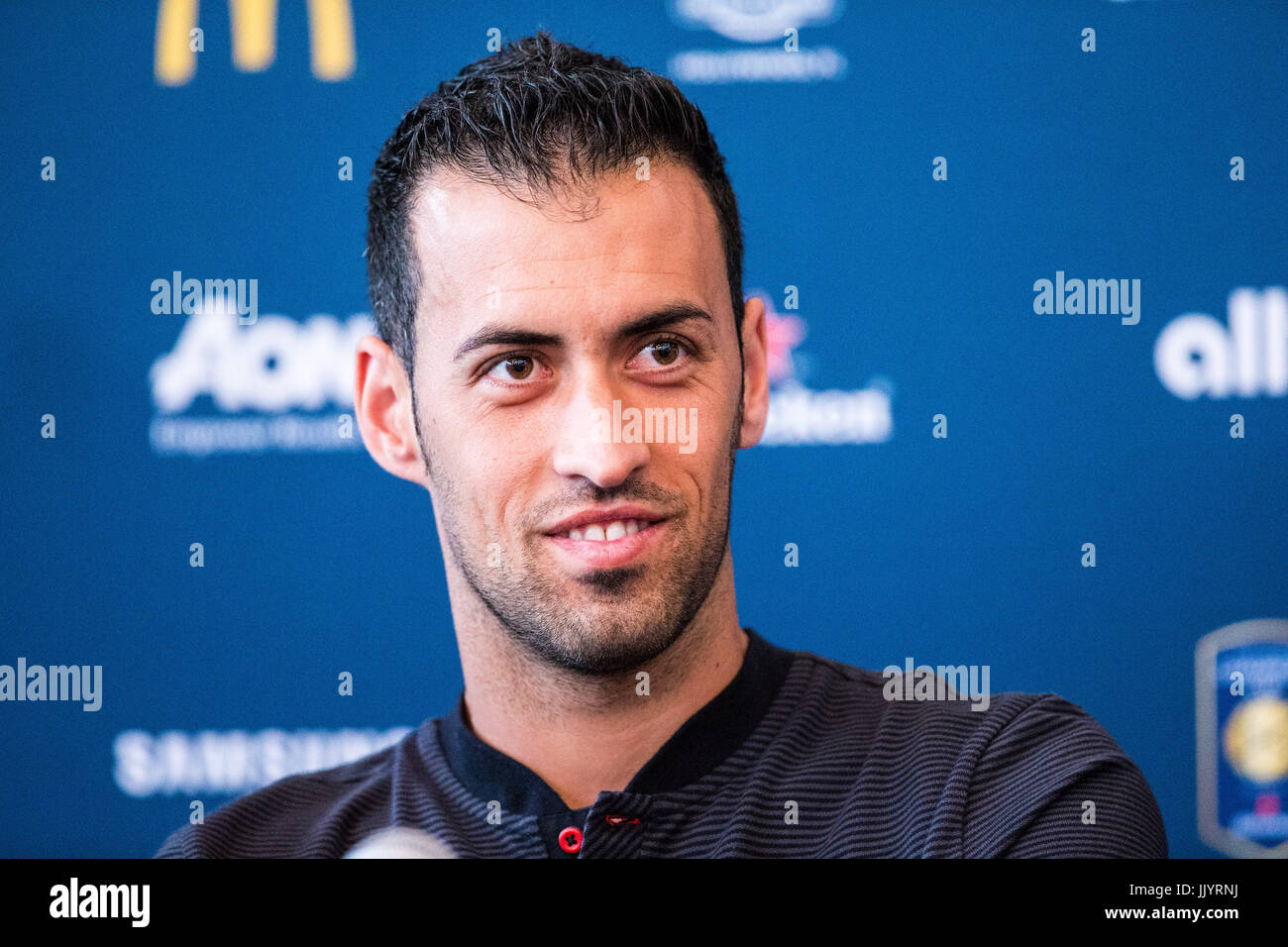 Harrison, USA. 21st July, 2017. Sergio Busquet of Barcelona during a ...