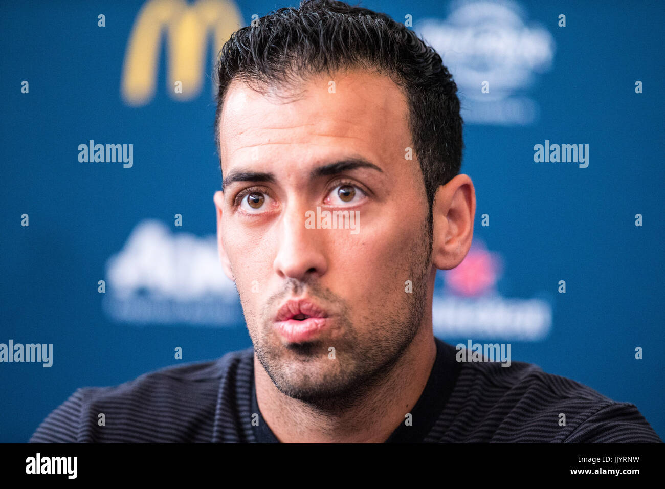 Harrison, USA. 21st July, 2017. Sergio Busquet of Barcelona during a ...