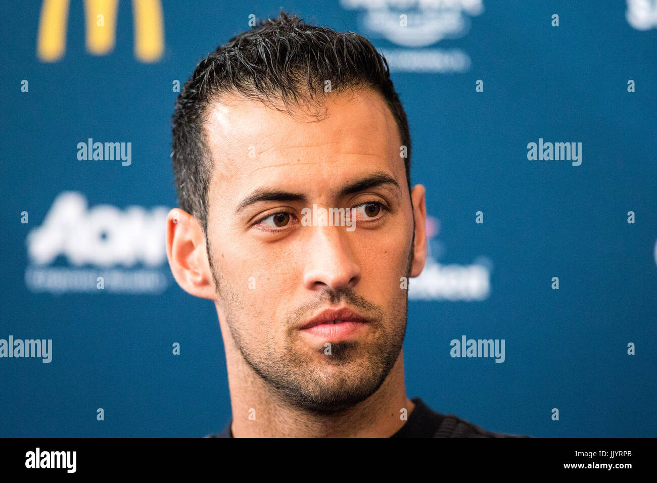 Harrison, USA. 21st July, 2017. Sergio Busquet of Barcelona during a ...