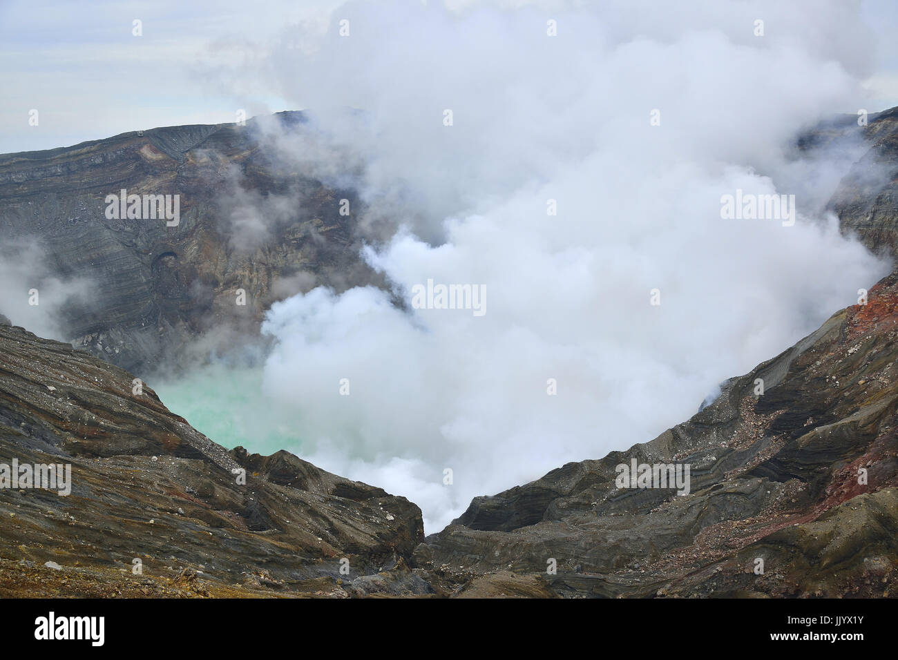 Mount aso japan crater hi-res stock photography and images - Alamy