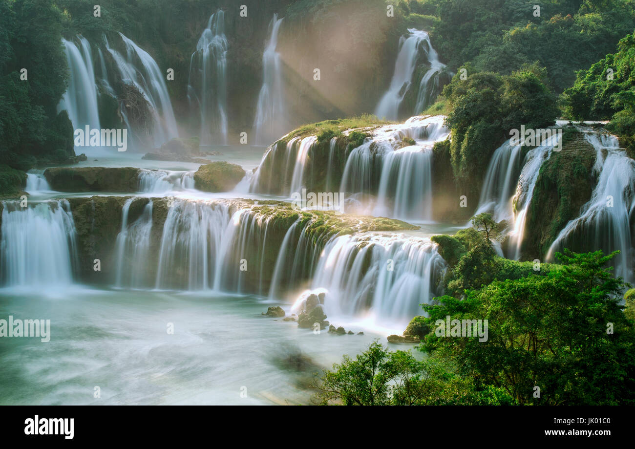 Ban Gioc waterfall - Cao Bang Stock Photo - Alamy