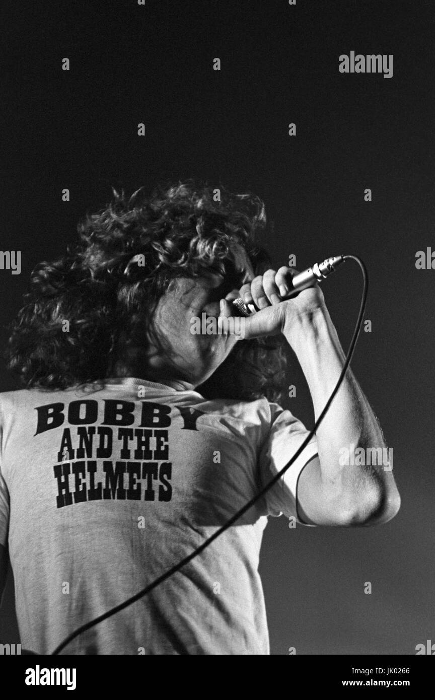 Led Zeppelin performing at the Newport Jazz Festival in Newport, RI on ...