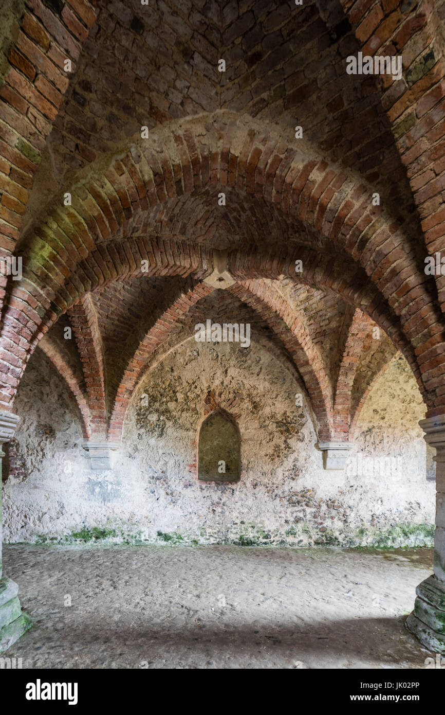 Blakeney Guildhall. A medieval merchant house basement Stock Photo - Alamy
