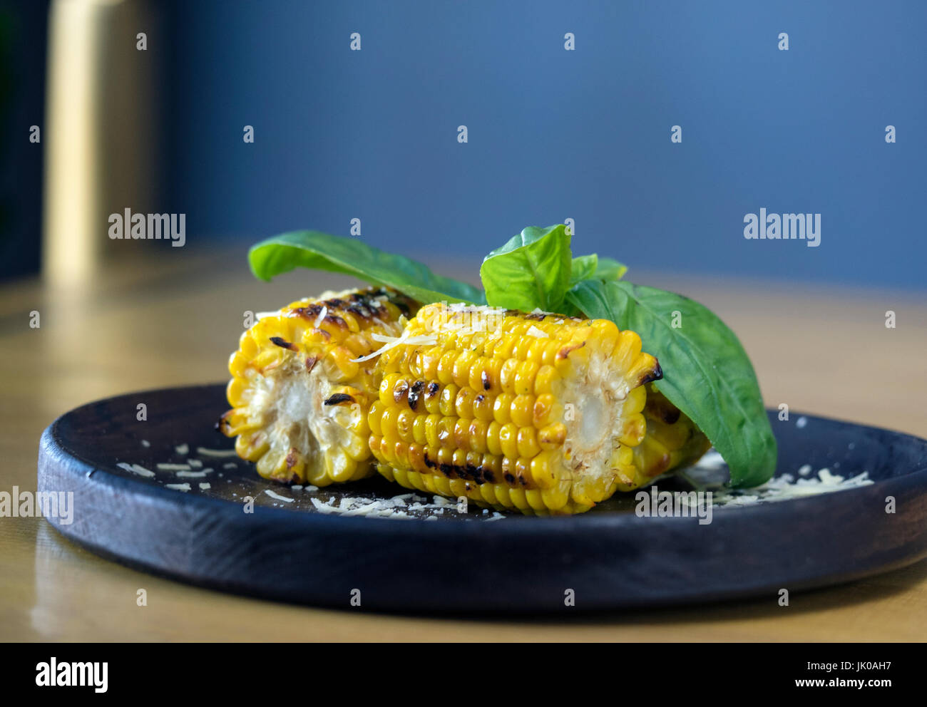 fried corn with salt Stock Photo - Alamy
