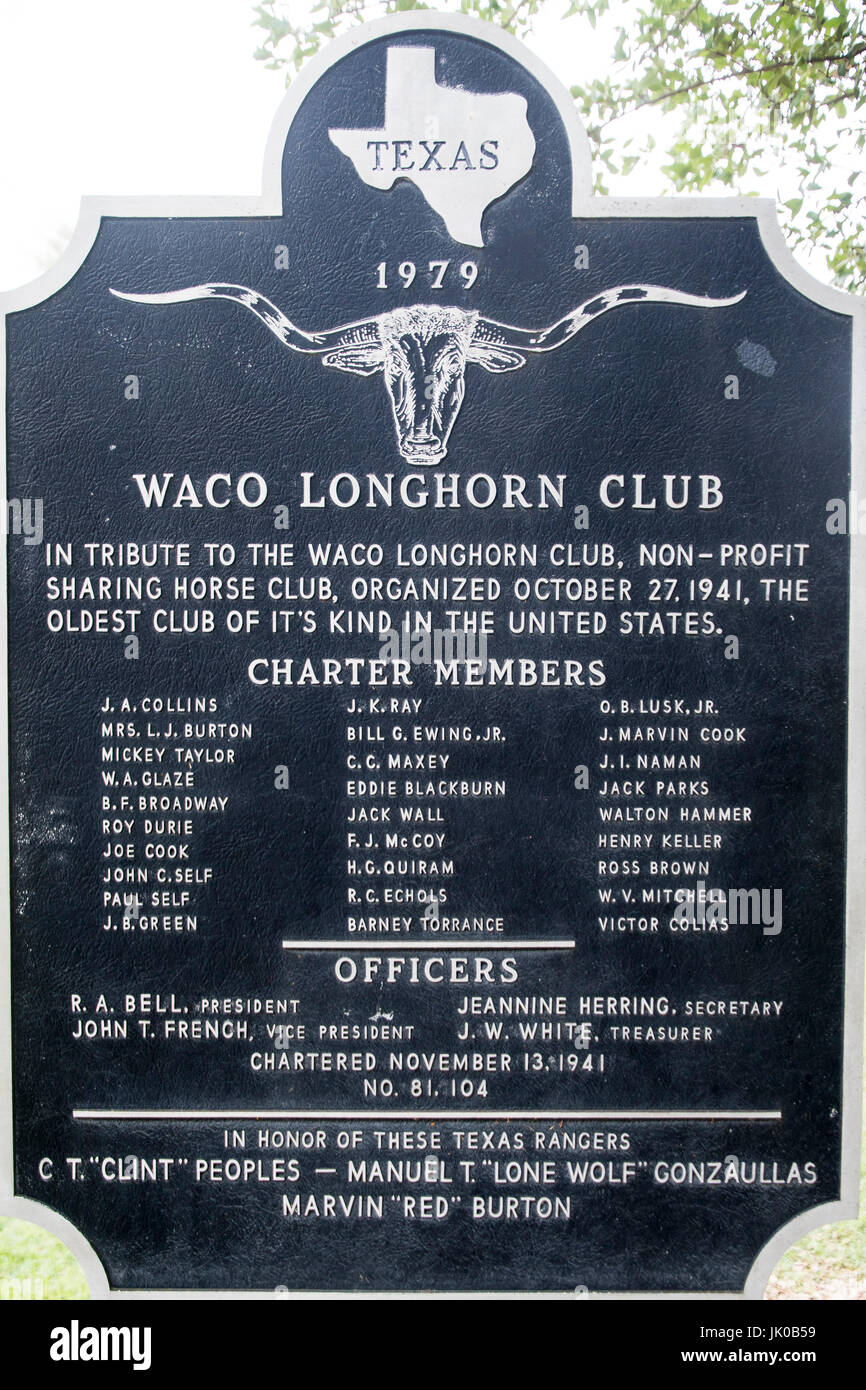 Stock Photo - Texas Ranger Hall of Fame and Museum in Waco, Texas ...