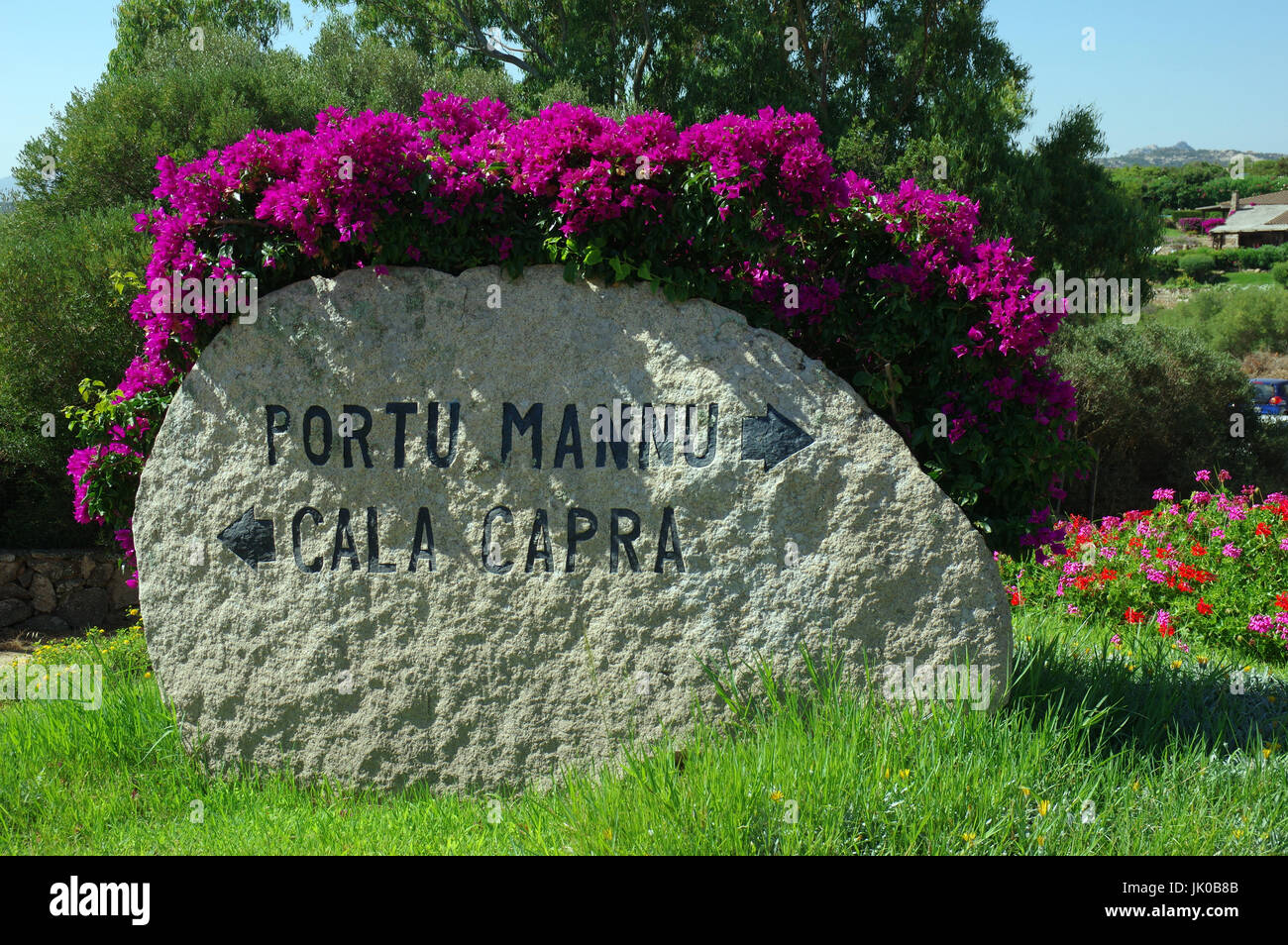 Palau, Sardinia. Cala Capra and Portu Mannu resort and beach Stock ...