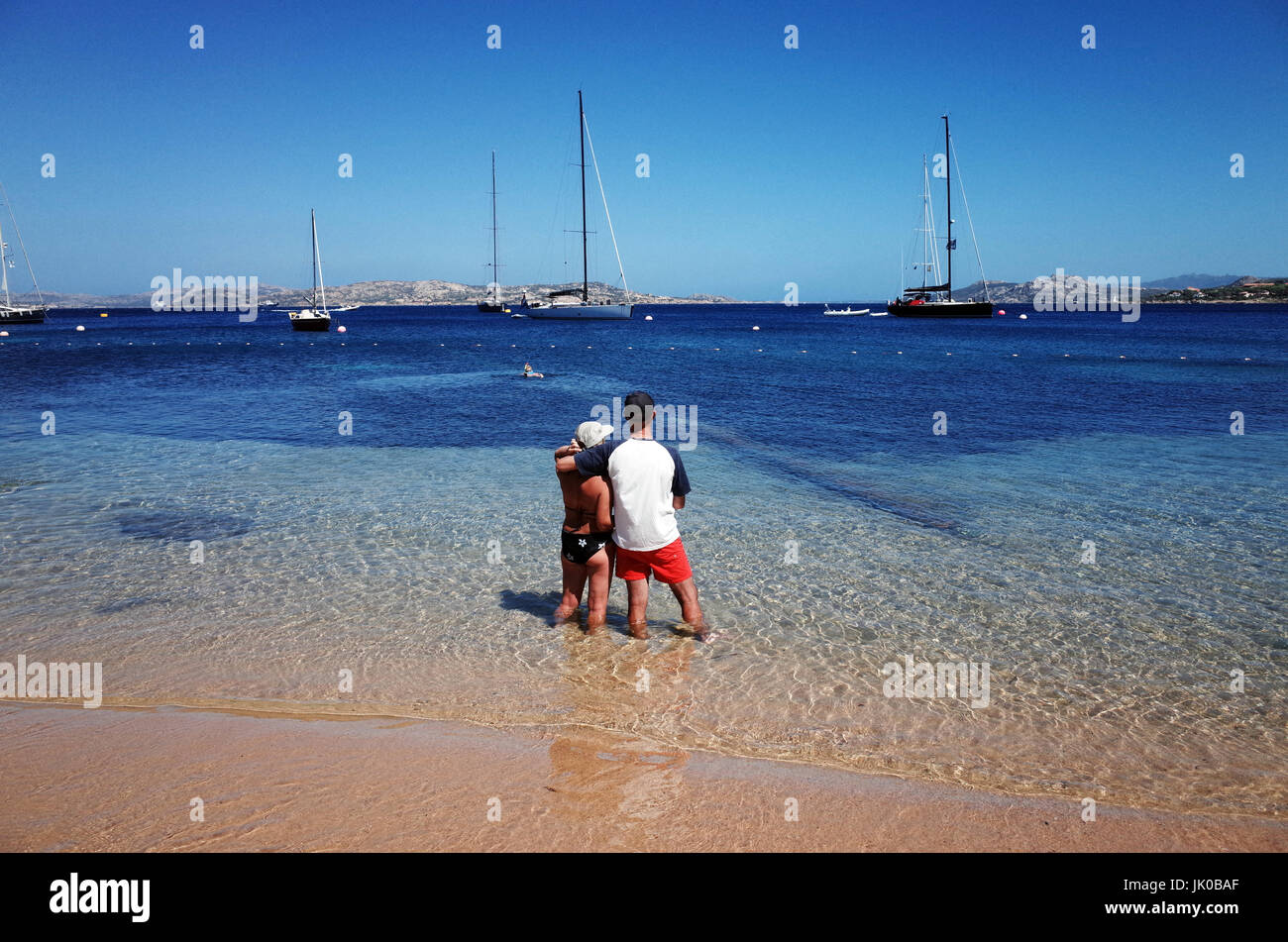 Palau, Sardinia. Cala Capra beach Stock Photo - Alamy