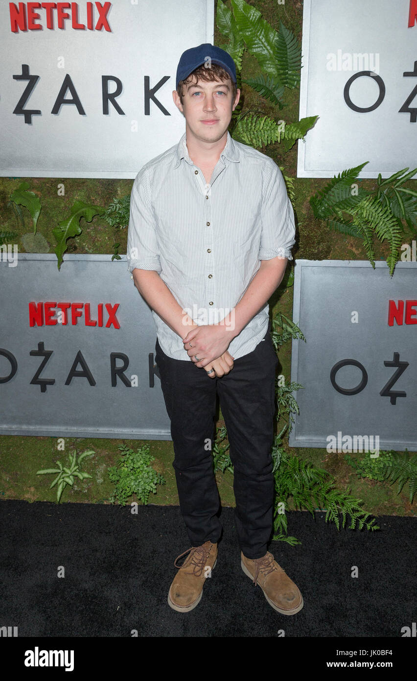 New York, United States. 20th July, 2017. Alex Sharp attends Netflix ...