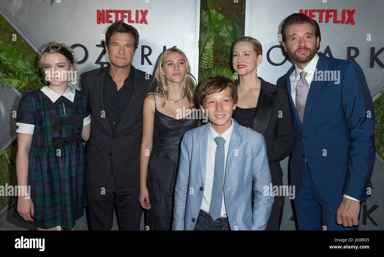 New York, United States. 20th July, 2017. Julia Garner, Jason Bateman ...