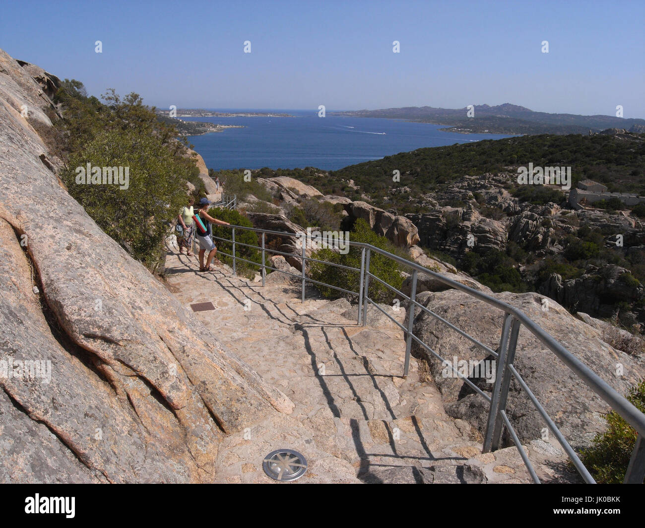 Palau, Sardinia. The way to Bear's Rock Stock Photo - Alamy