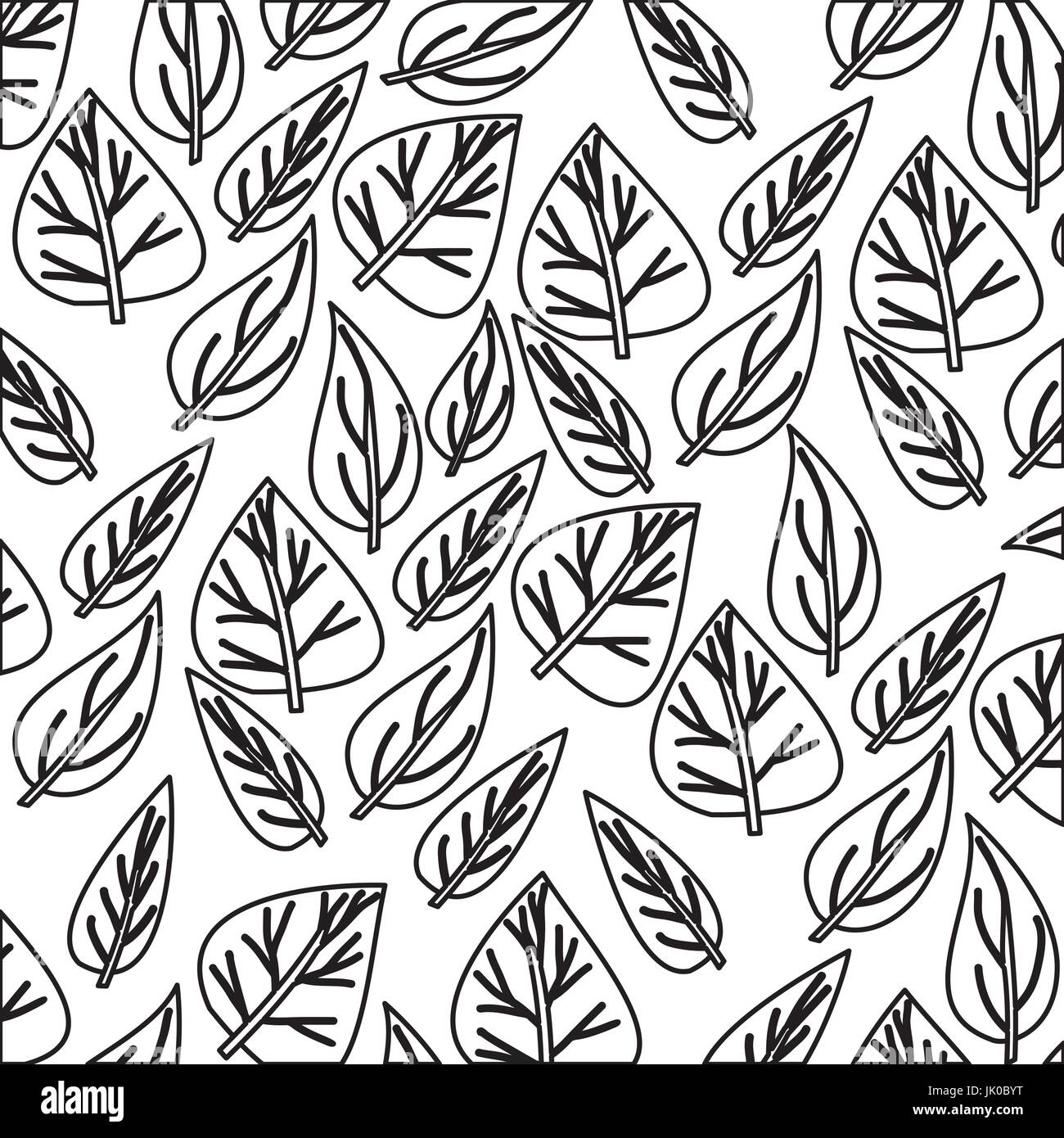 Ovoid leaves Stock Vector Images - Alamy