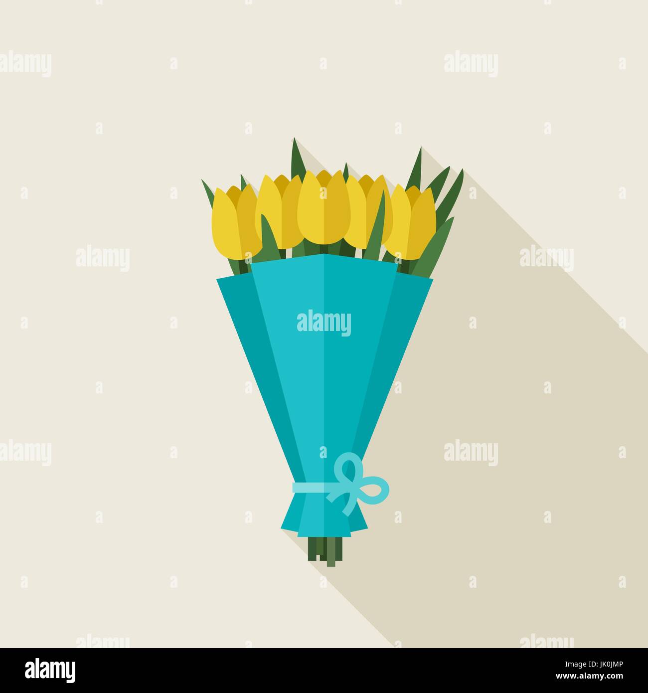 White tulips on blue background Stock Vector Images - Alamy
