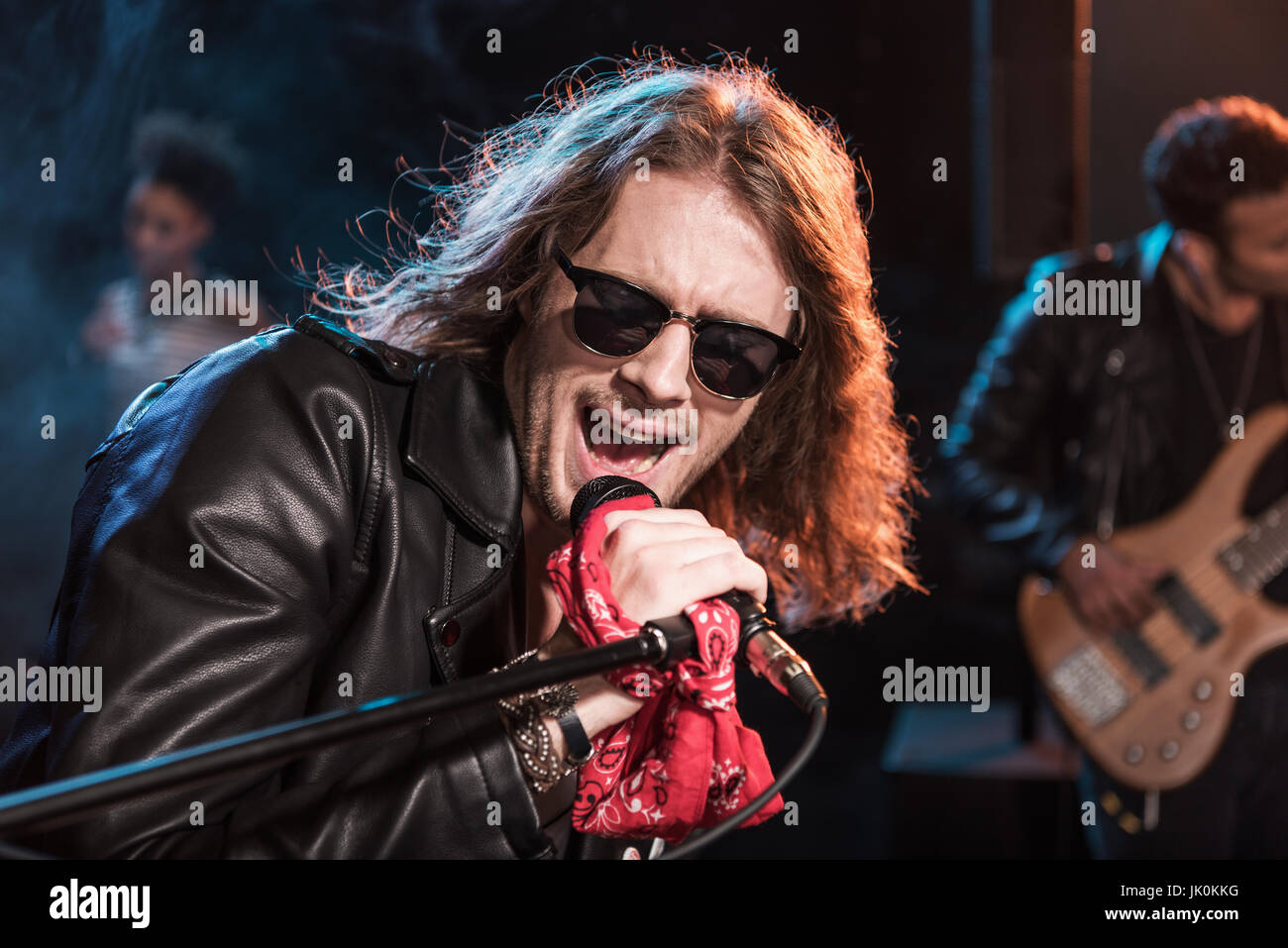 African american singer on stage hi-res stock photography and images ...