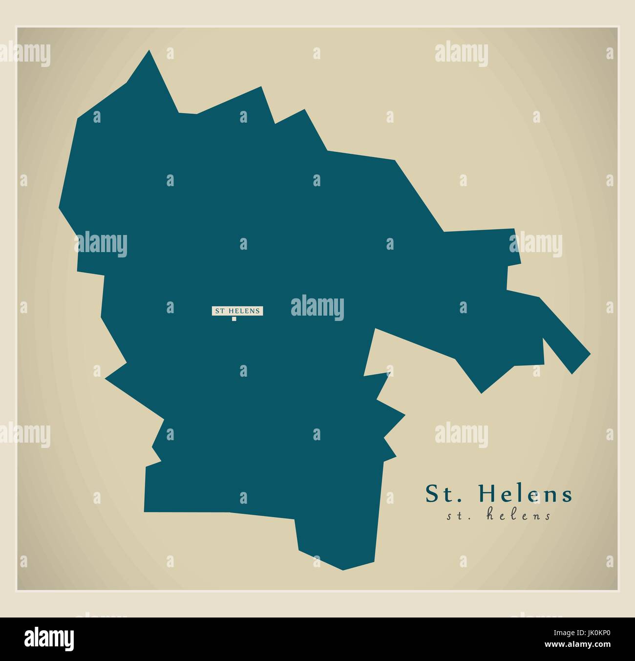 Saint helens map Stock Vector Images - Alamy