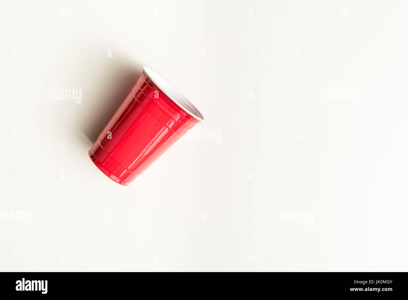 top view of plastic disposable cup isolated on white Stock Photo - Alamy