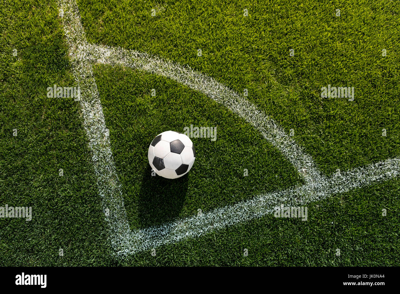 Soccer Corner Kick Field