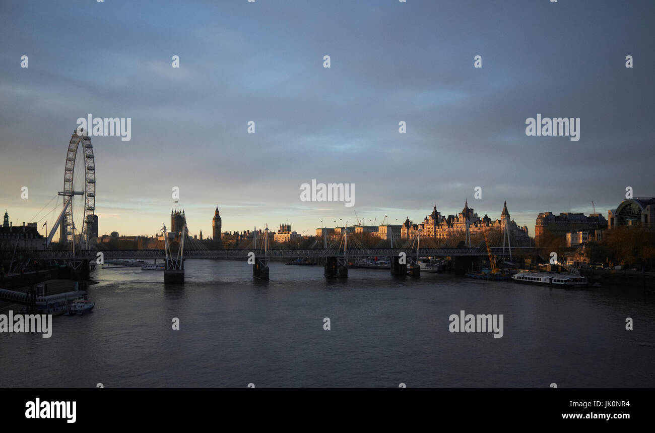 Waterloo bridge view hi-res stock photography and images - Alamy