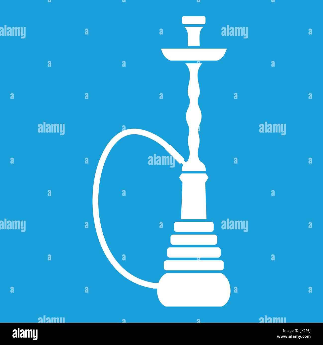 Hookah icon white Stock Vector Image & Art - Alamy