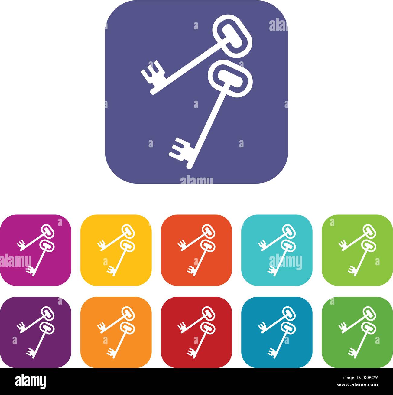 Keys icons set Stock Vector Image & Art - Alamy