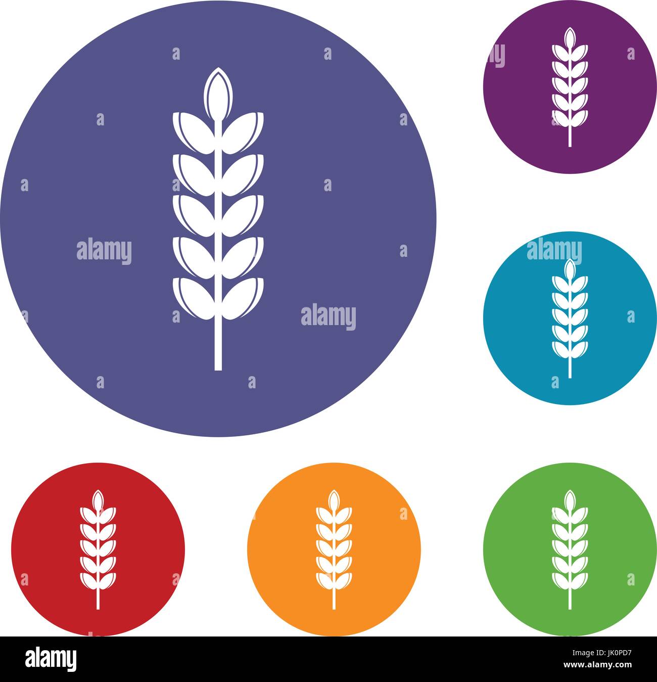 Big grain spike icons set Stock Vector Image & Art - Alamy