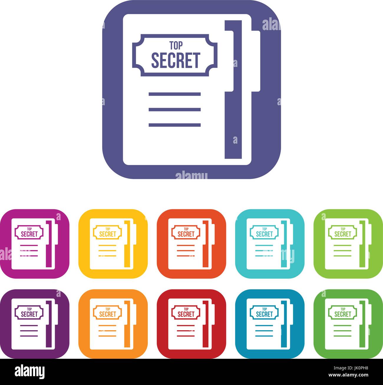 Notepad icons set Stock Vector Image & Art - Alamy