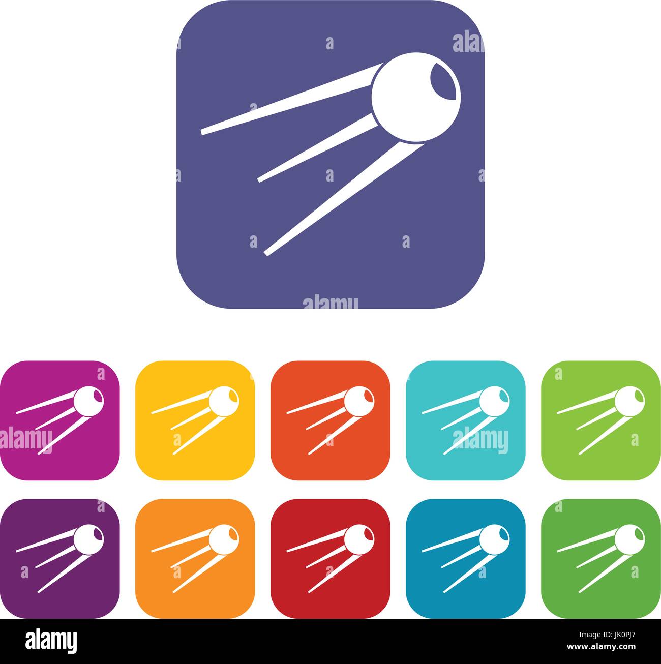 Sputnik icons set Stock Vector Image & Art - Alamy