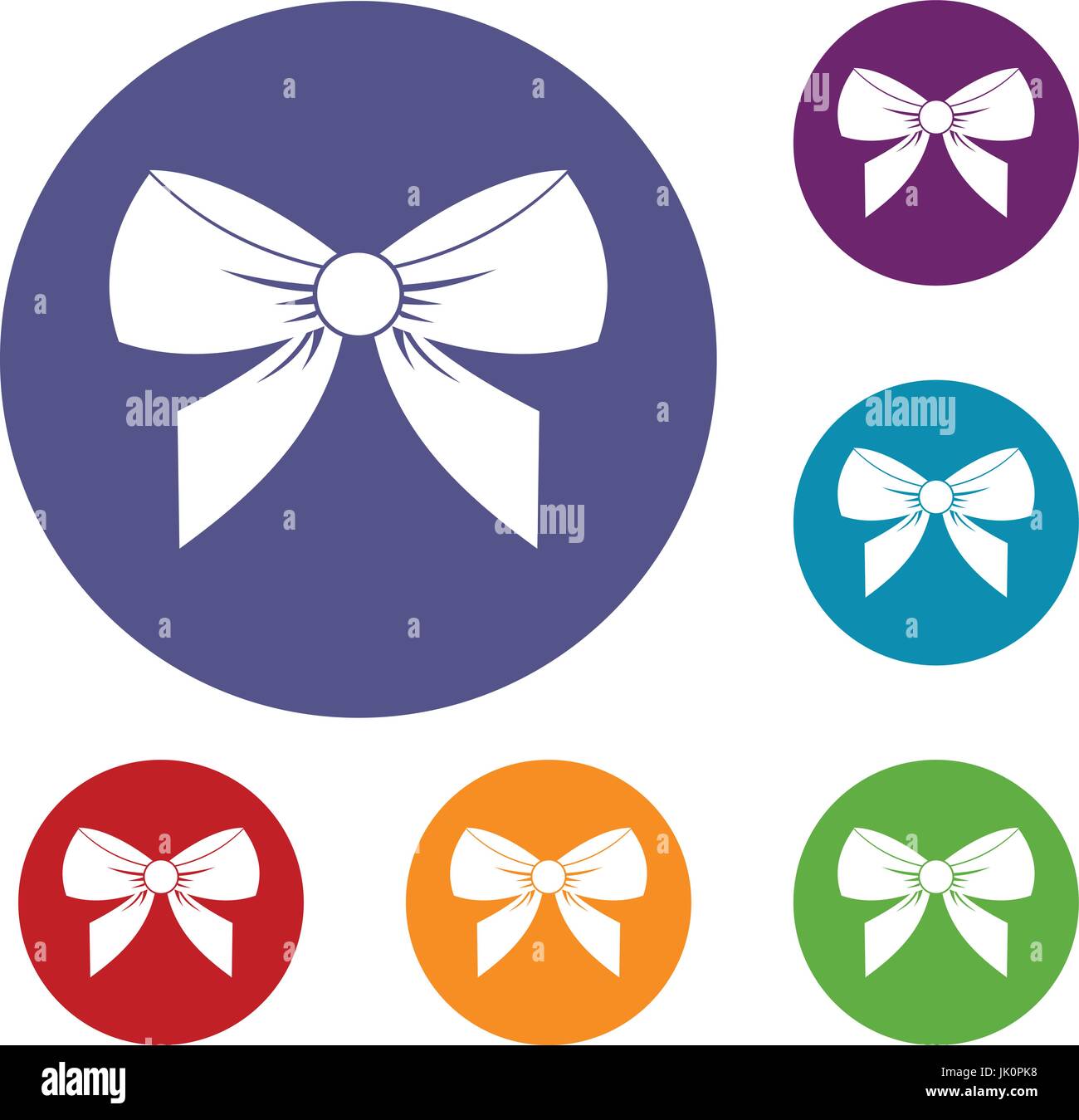 Bow icons set Stock Vector Image & Art - Alamy