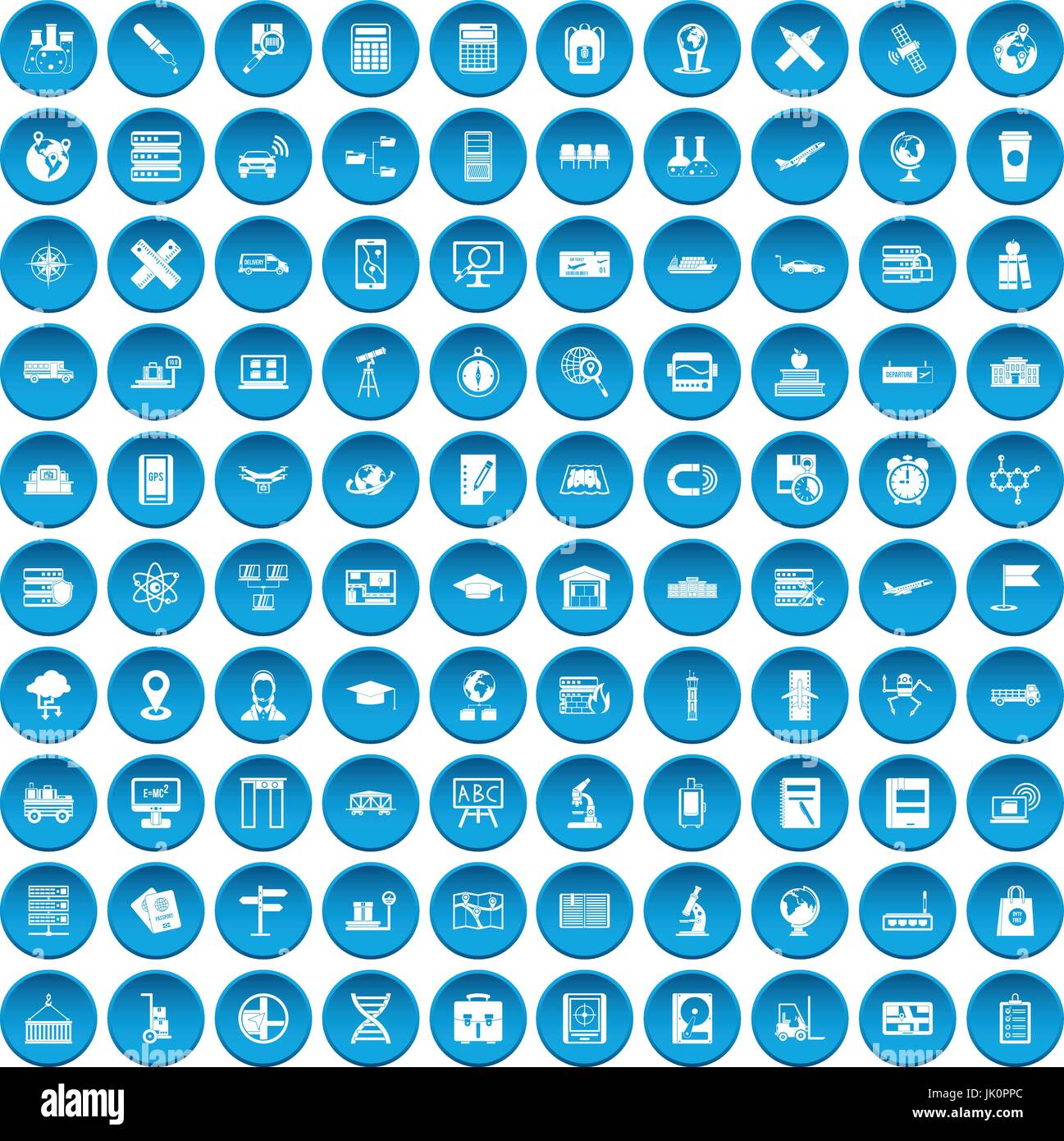 Blue glass compass Stock Vector Images - Alamy