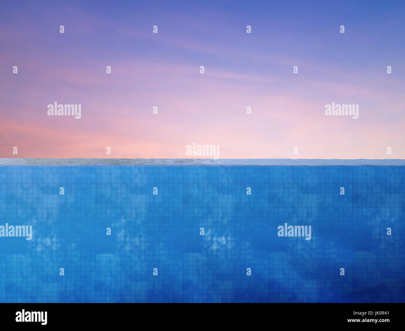 3d rendering pool side view or underwater background Stock Photo - Alamy