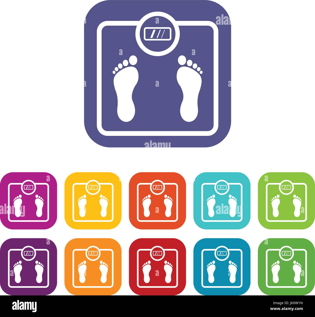 Floor scales icons set Stock Vector Image & Art - Alamy