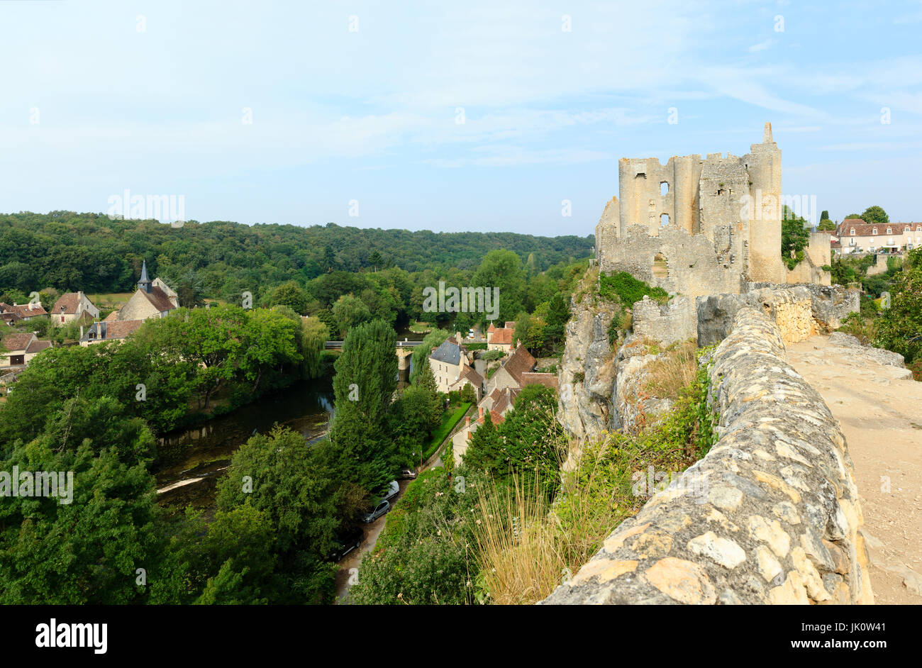 France, Vienne (86), Angles-sur-l'Anglin, labellisé Plus Beau Village ...
