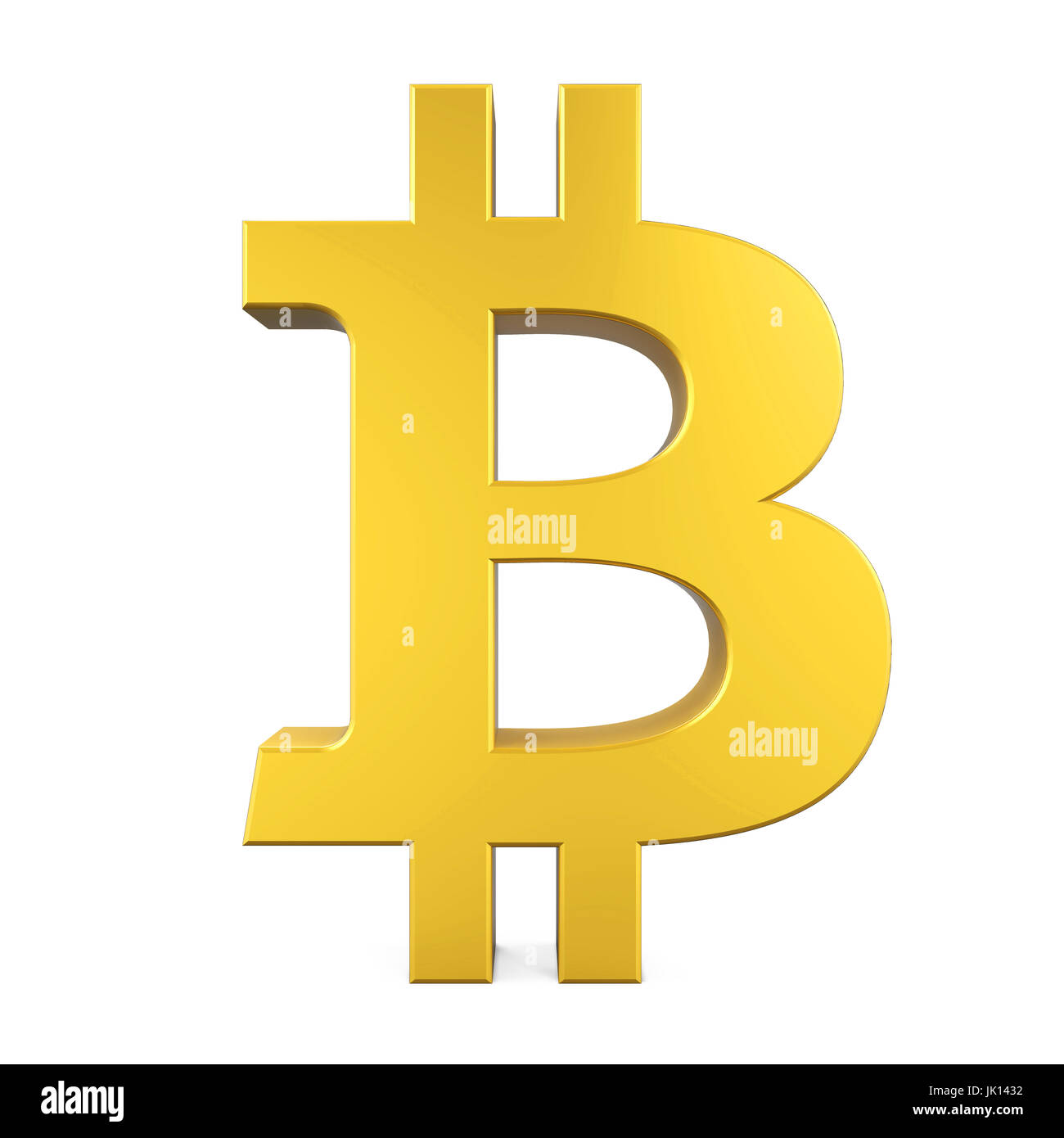 Bitcoin Symbol Isolated Stock Photo - Alamy
