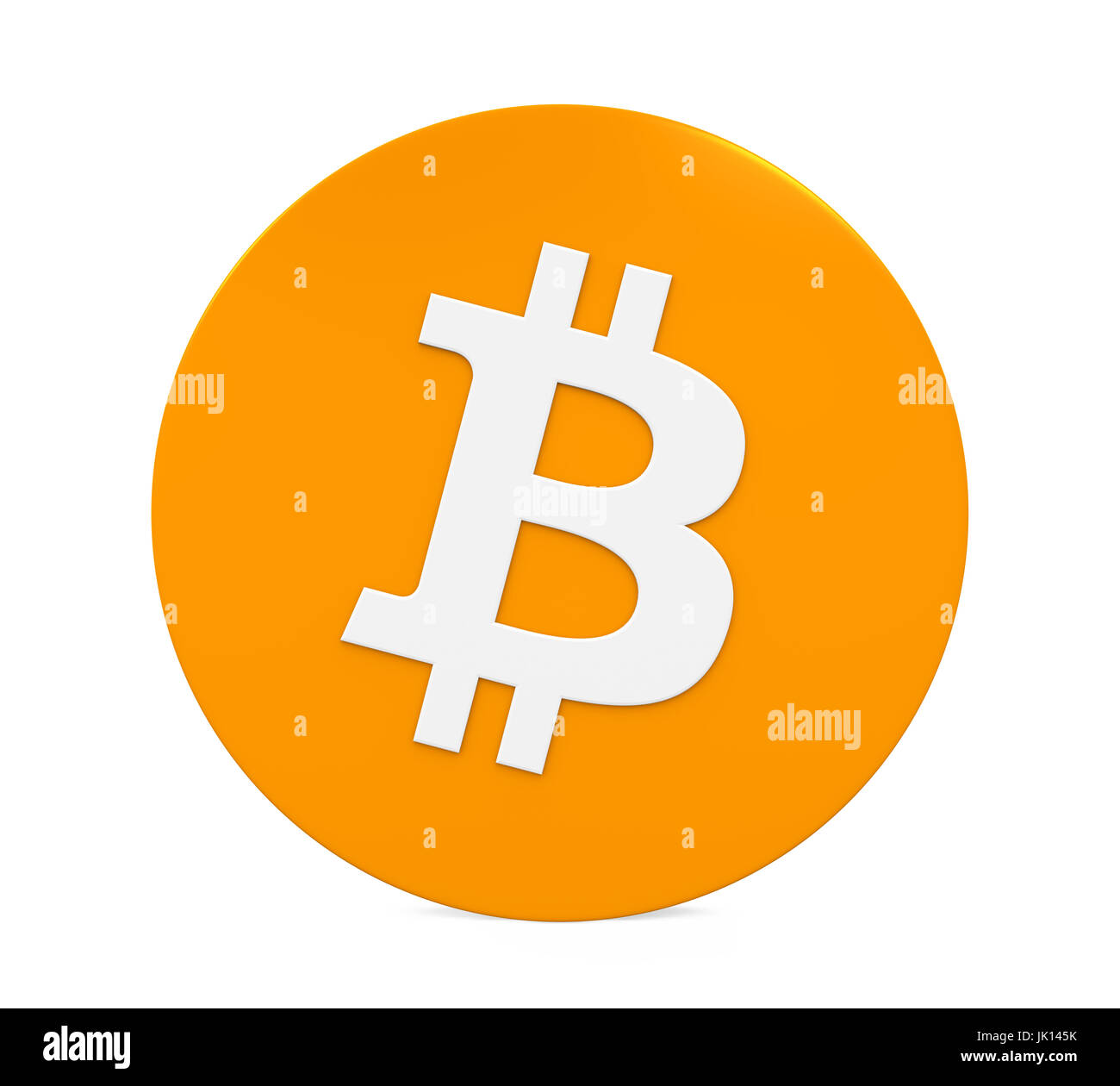 Bitcoin Symbol Isolated Stock Photo - Alamy