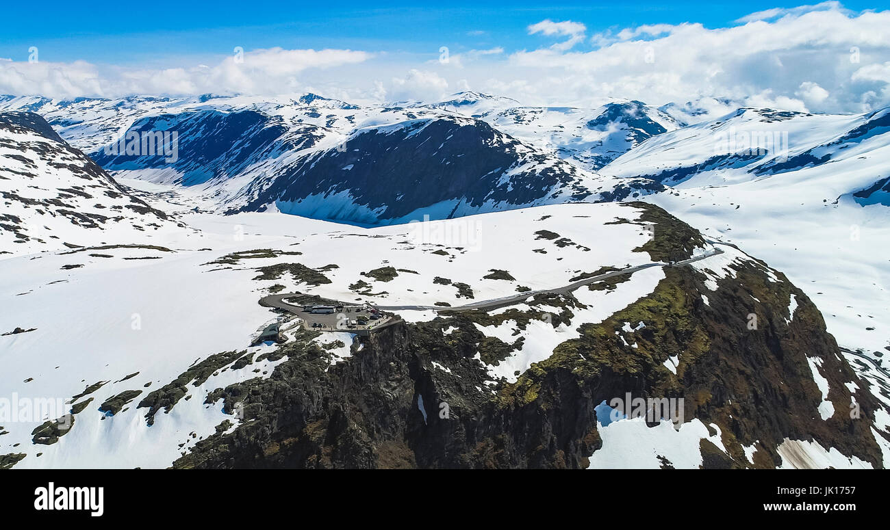 Aerial geiranger fjord norway hi-res stock photography and images - Alamy