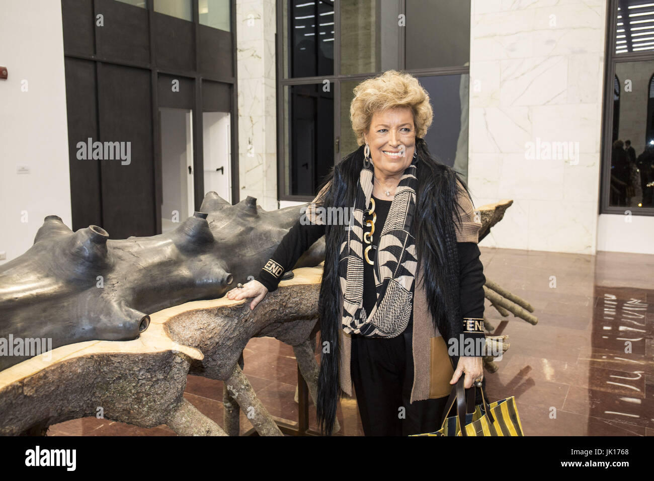 ROME, FENDI. IN THE PHOTO: CARLA FENDI NO WEB *** *** *** NO DAILY ...