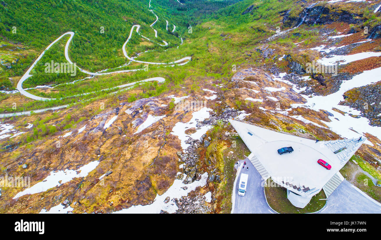 Famous norwegian viewpoint hi-res stock photography and images - Alamy