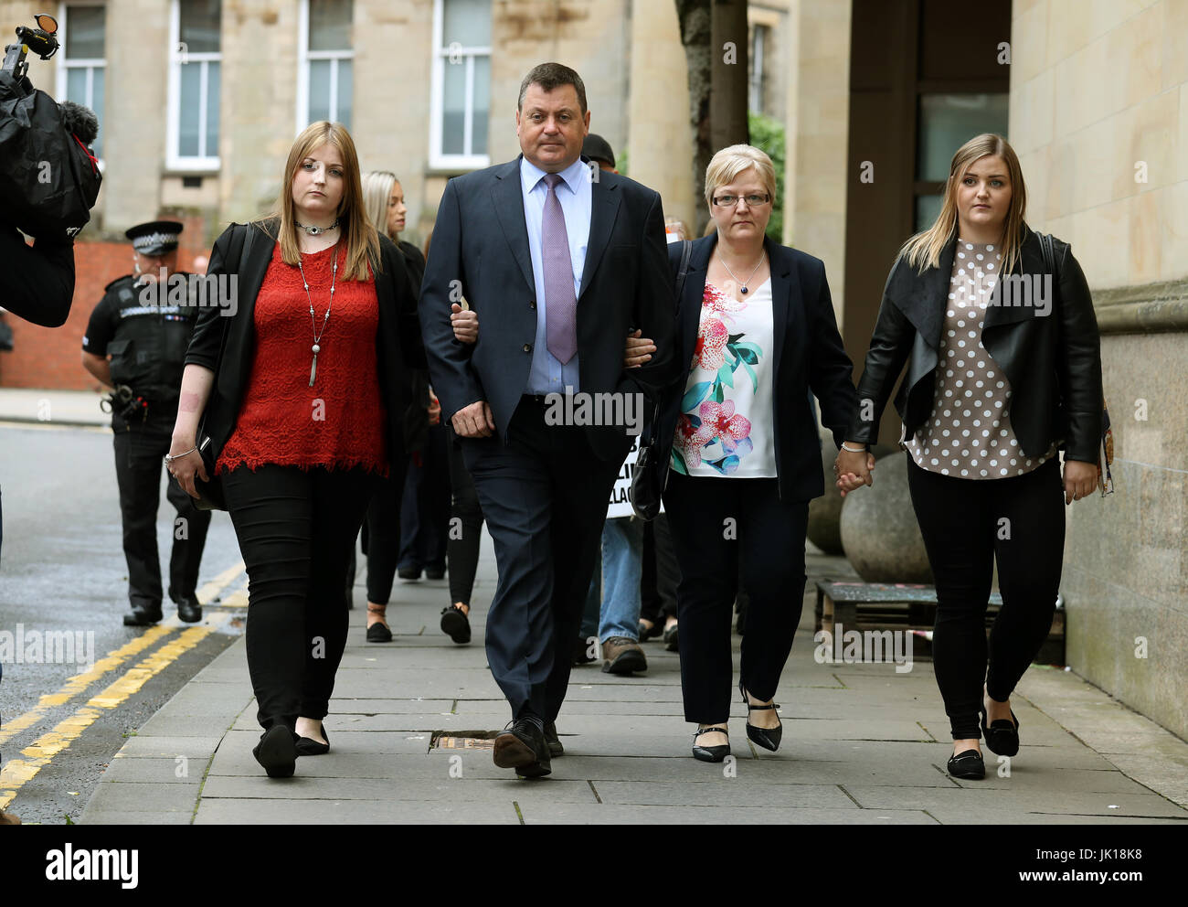 Rebecca Williams (left), the girlfriend of murder victim Cameron Logan ...