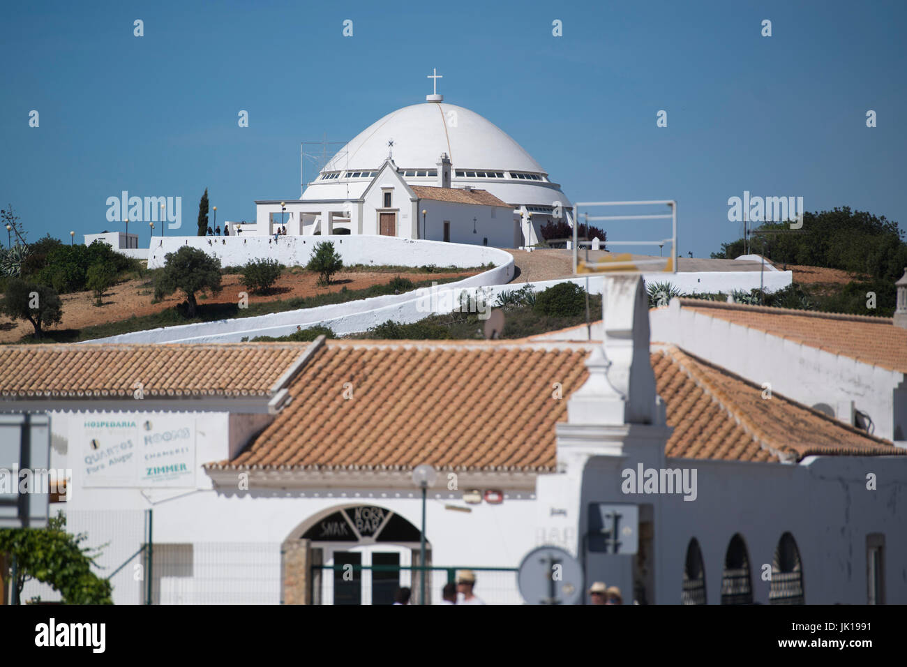 the church of Santuario de nossa senhora de piedade in the town of ...