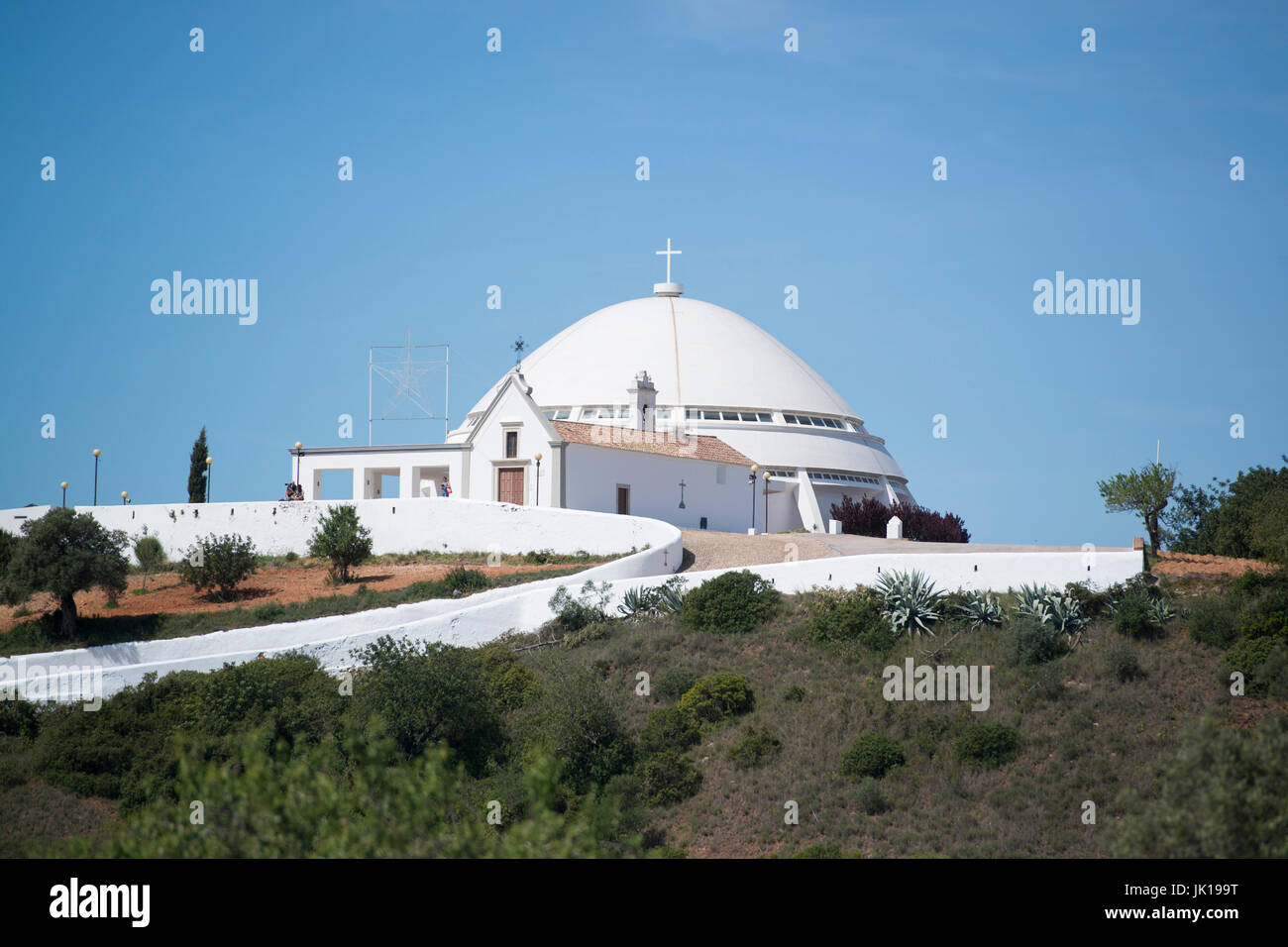the church of Santuario de nossa senhora de piedade in the town of ...