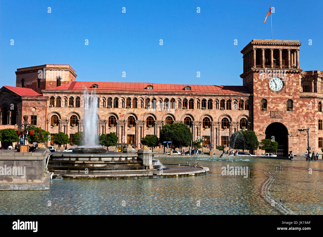 Yerevan,Armenia - July 10,2017:The beautiful building on the Square of ...
