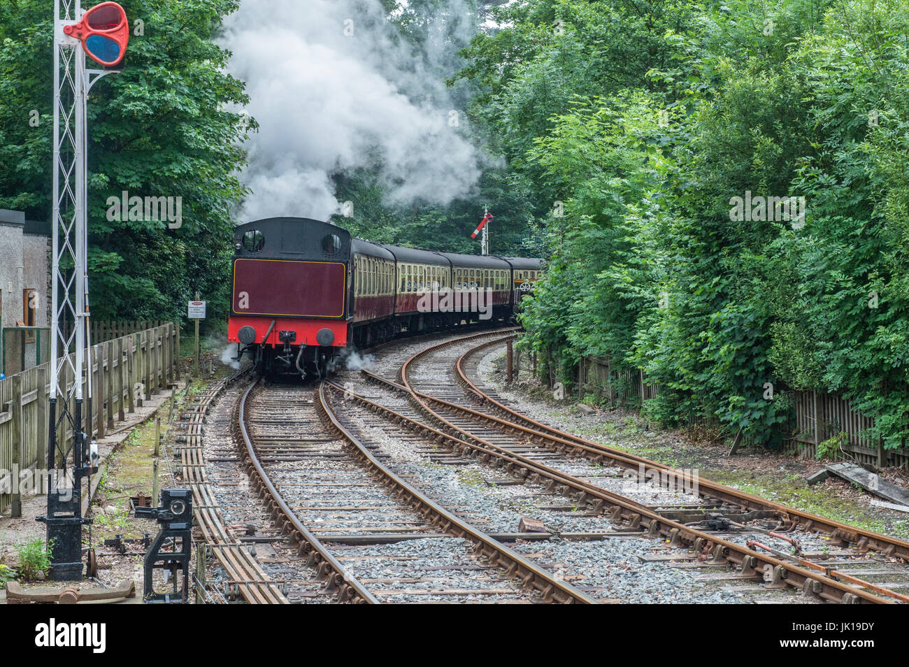 Steam Engine Lakeside and Haverthwaite Railway Lake District Stock ...