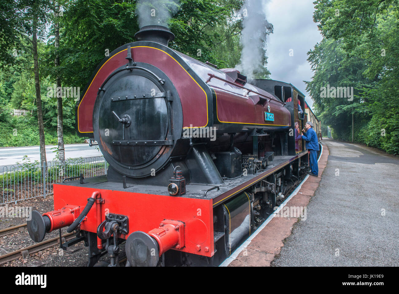 Steam Engine Lakeside and Haverthwaite Railway Lake District Stock ...